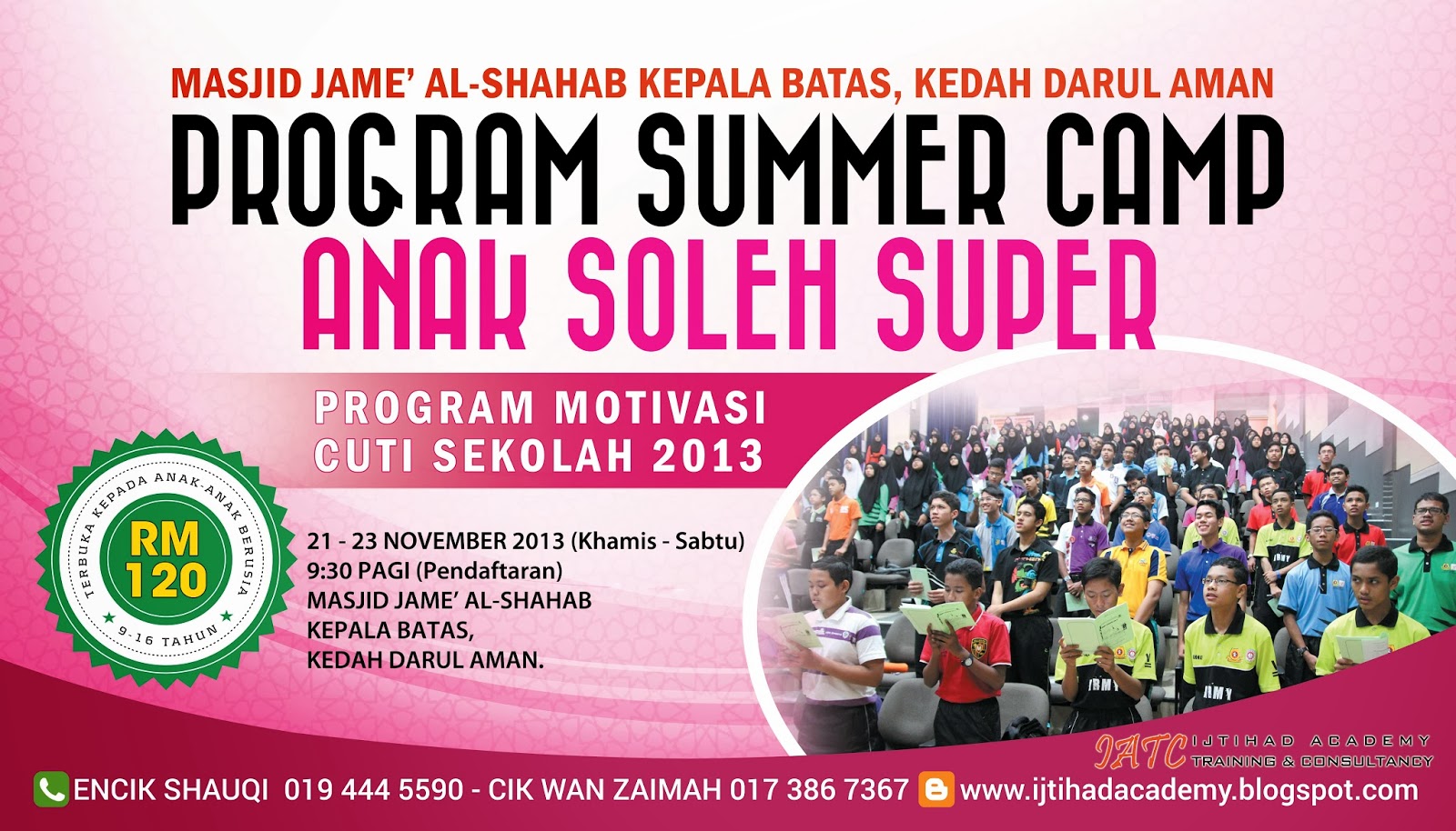 Program SummerCamp Anak Soleh 2013: Program Motivasi Anak Soleh 2013